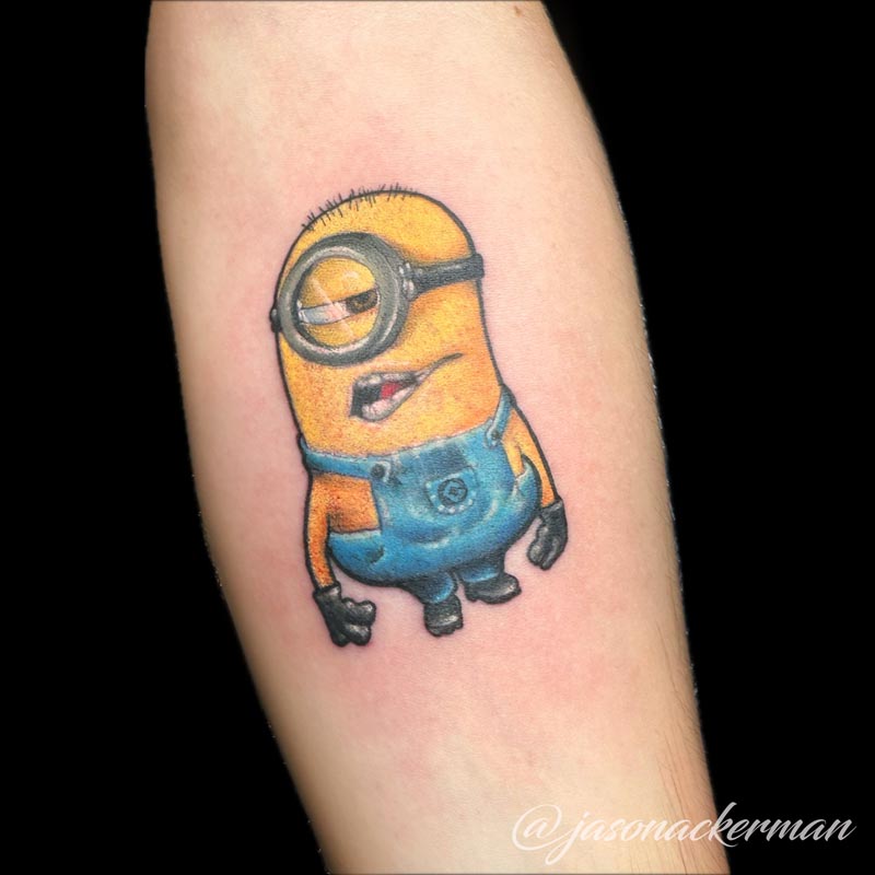 Color, Illustrative, Orlando inspired tattoo by Jason Ackerman